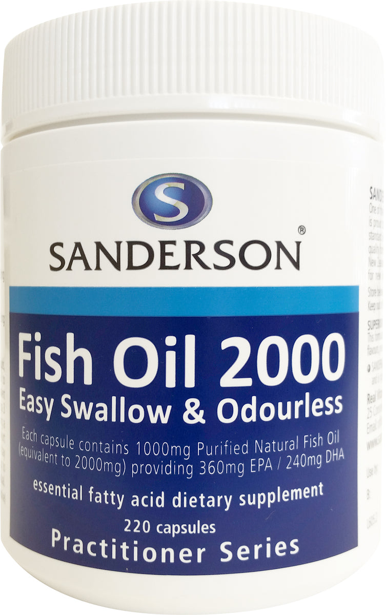 Fish Oil 2000 – Sanderson Vitamins